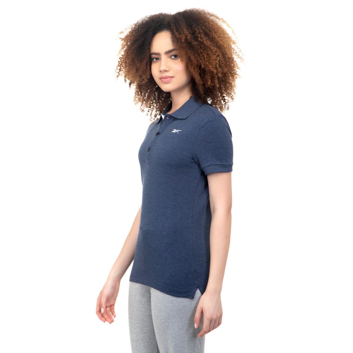 Buy Reebok Foundation W Polo Blue Training Polo Shirts Online