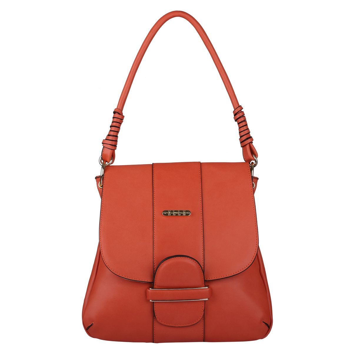 ELLE Women's Satchel Orange Handbag: Buy ELLE Women's Satchel Orange ...