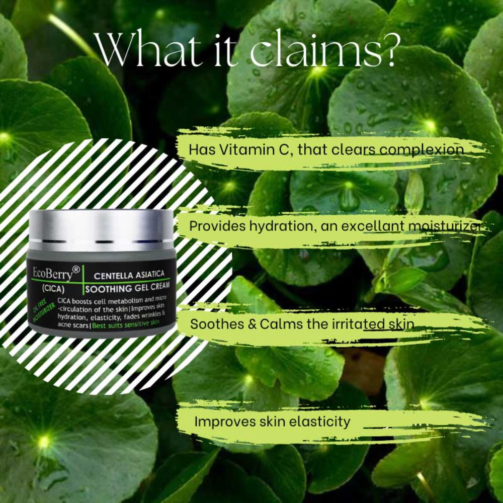 Buy Ecoberry Centella Asiatica Soothing Gel Cream Online