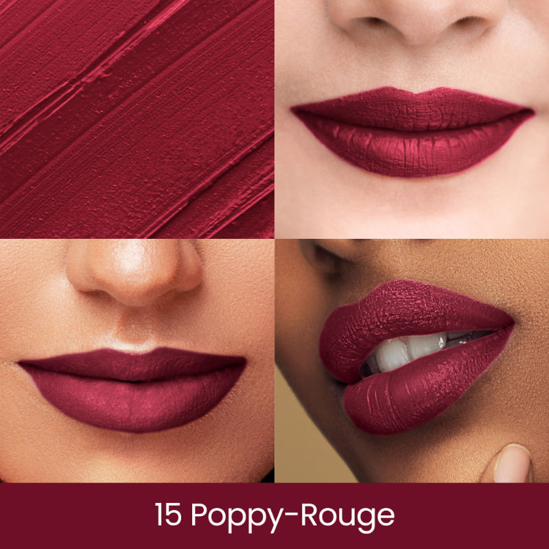 Swiss Beauty Non Transfer Matte Cat Lip Crayon - Poppy-Rouge: Buy Swiss ...