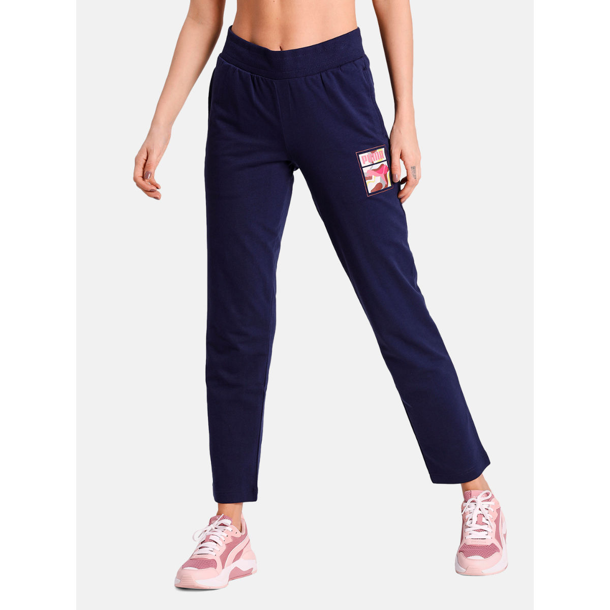 Puma Box Graphic Blue Pants: Buy Puma Box Graphic Blue Pants Online at ...