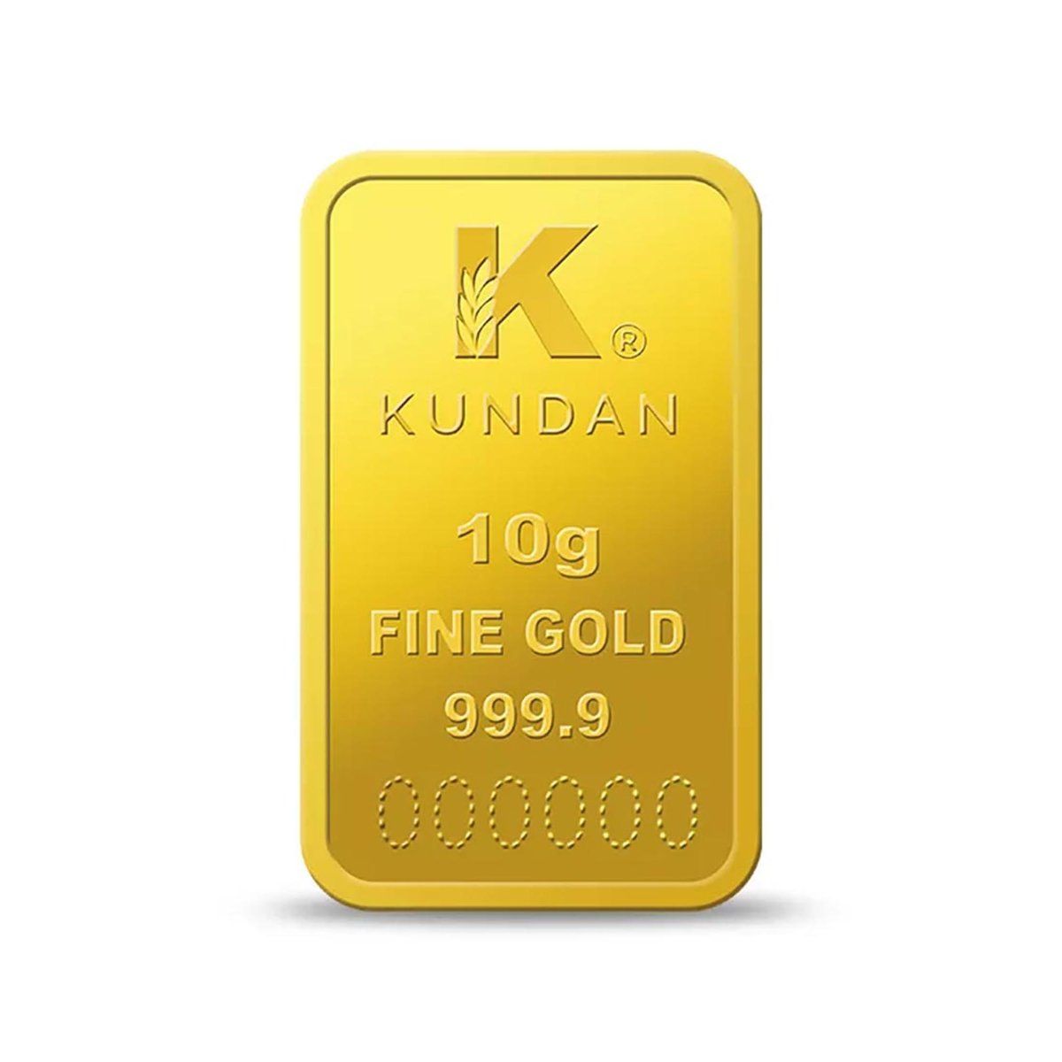 Buy Kundan 10 gm 24kt (999.9) Kalpataru Tree Gold Bar Online