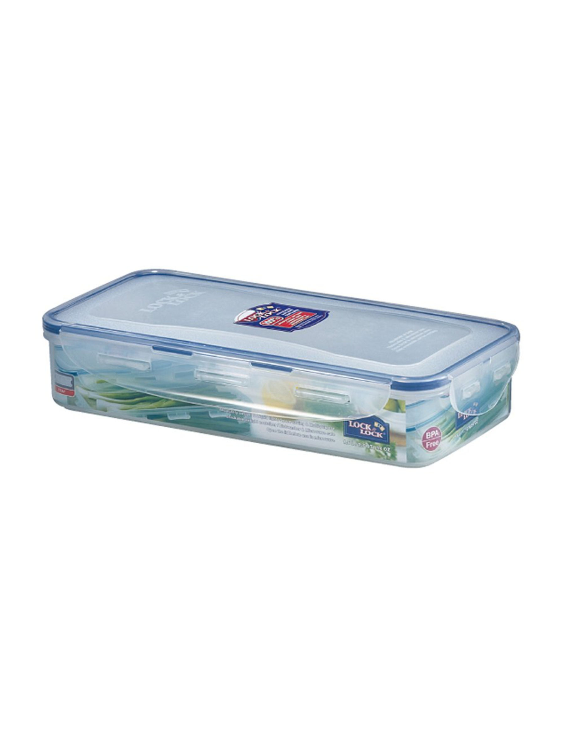 Buy Lock & Lock Classics Rectangular Food Container With Tray, 1.6 ...