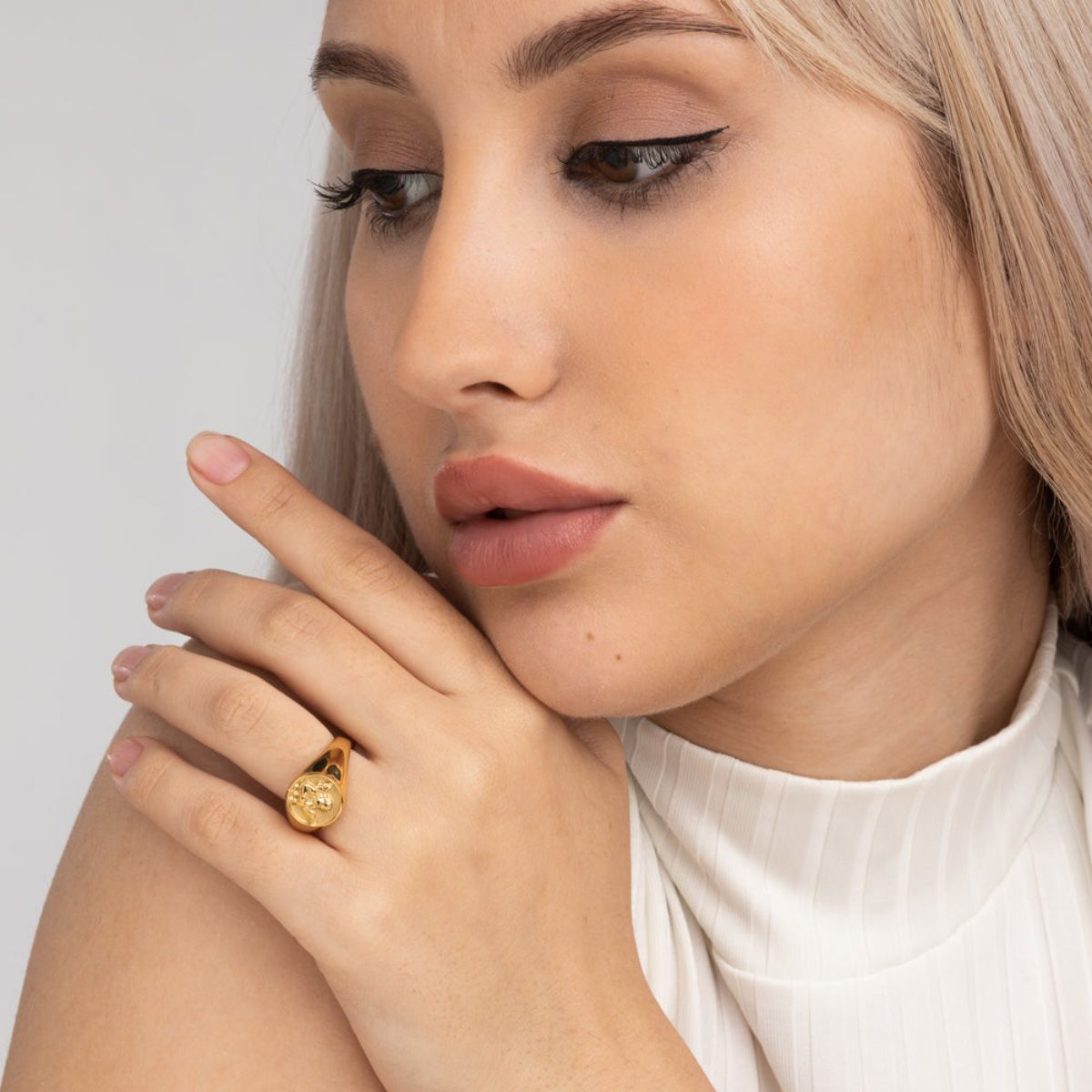 Palmonas 18k Gold Plated Powerful Angel Ring For Women: Buy Palmonas ...