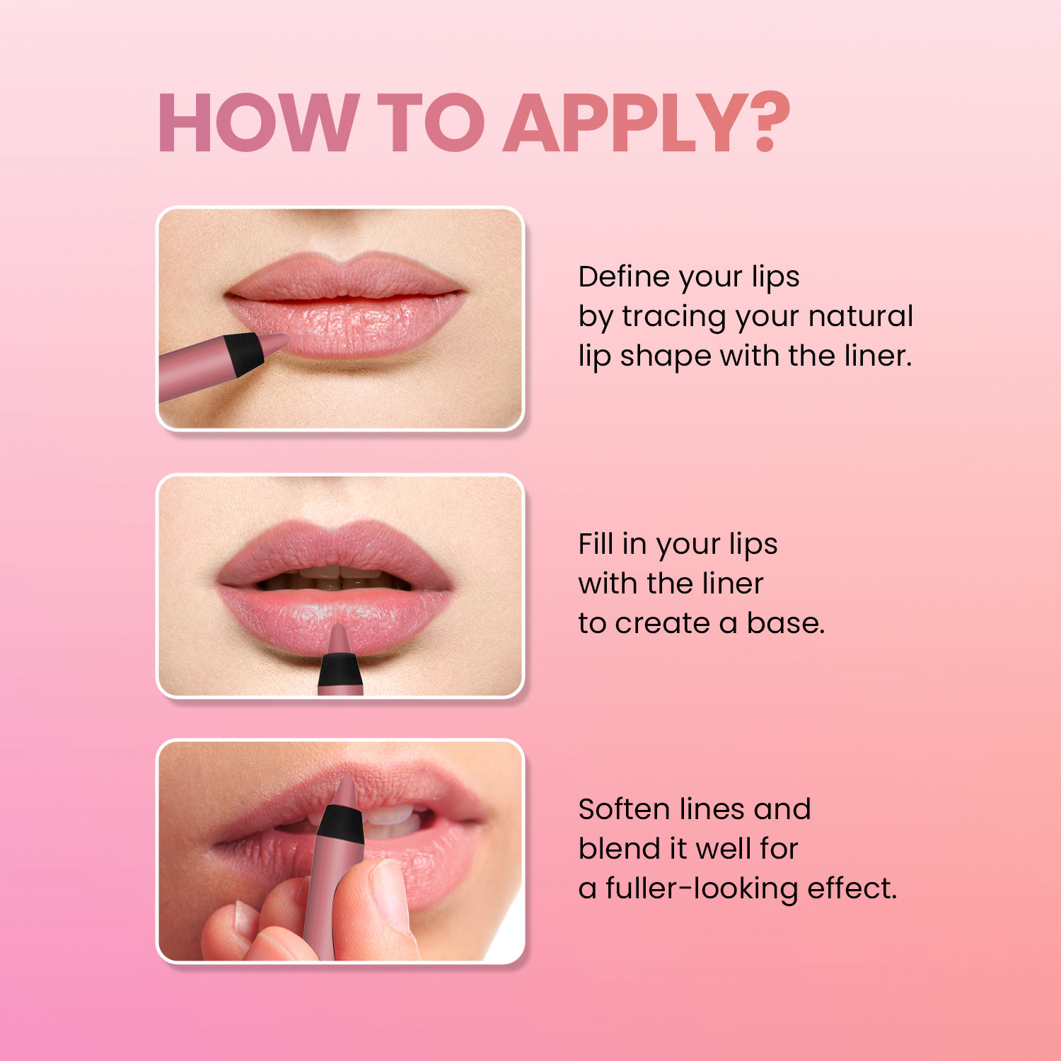 Buy Swiss Beauty Two In One Lip Liner & Lip Filler Online