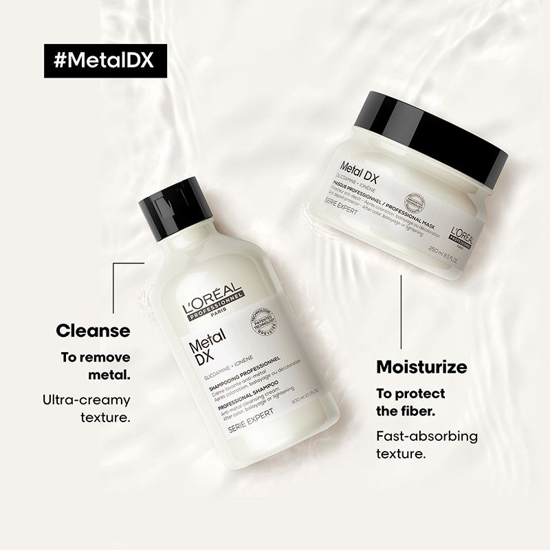 L'Oreal Professionnel Metal Dx Shampoo + Metal Dx Mask + Metal Dx Oil ...