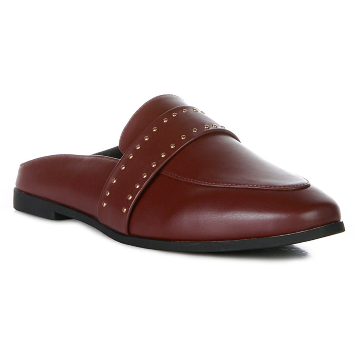 Buy London Rag Solid Burgundy Mules Online