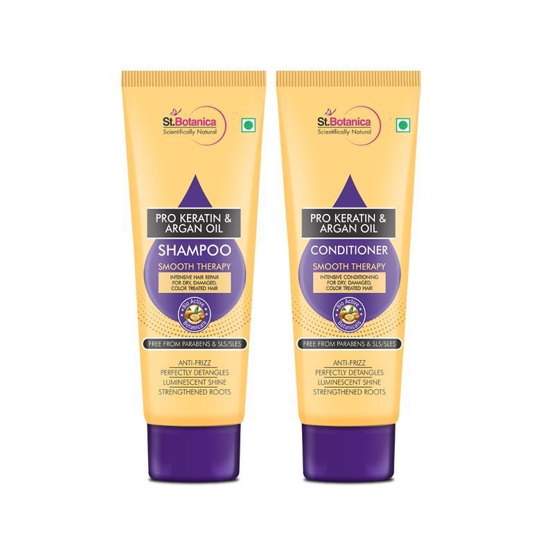 St.Botanica Pro Keratin & Argan Oil Hair Shampoo + Conditioner: Buy St ...