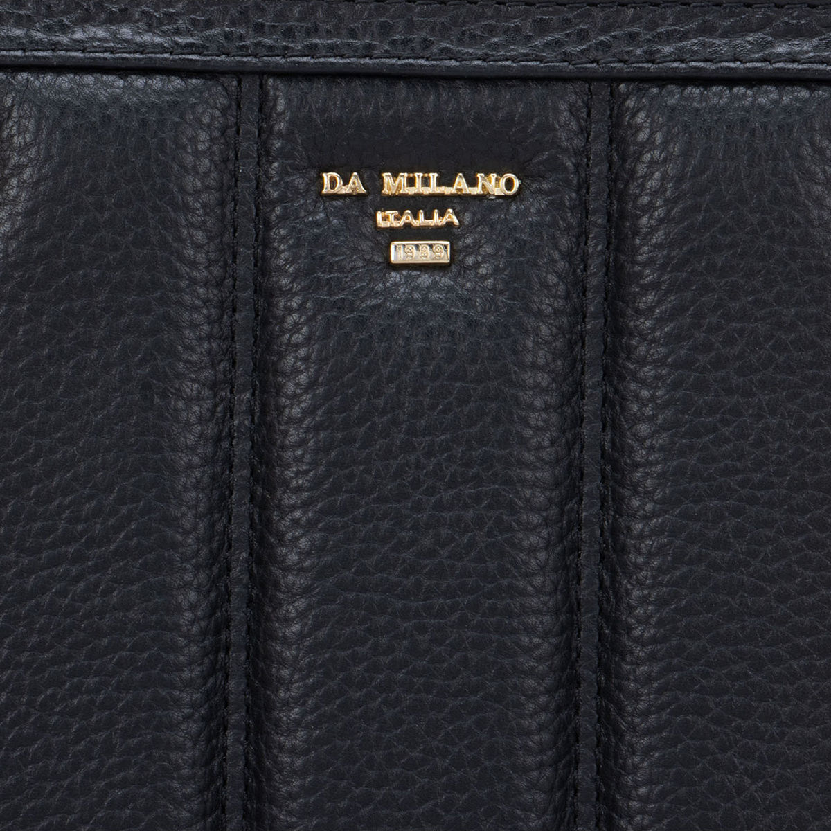 Buy Da Milano Black Leather Tote Bag Online