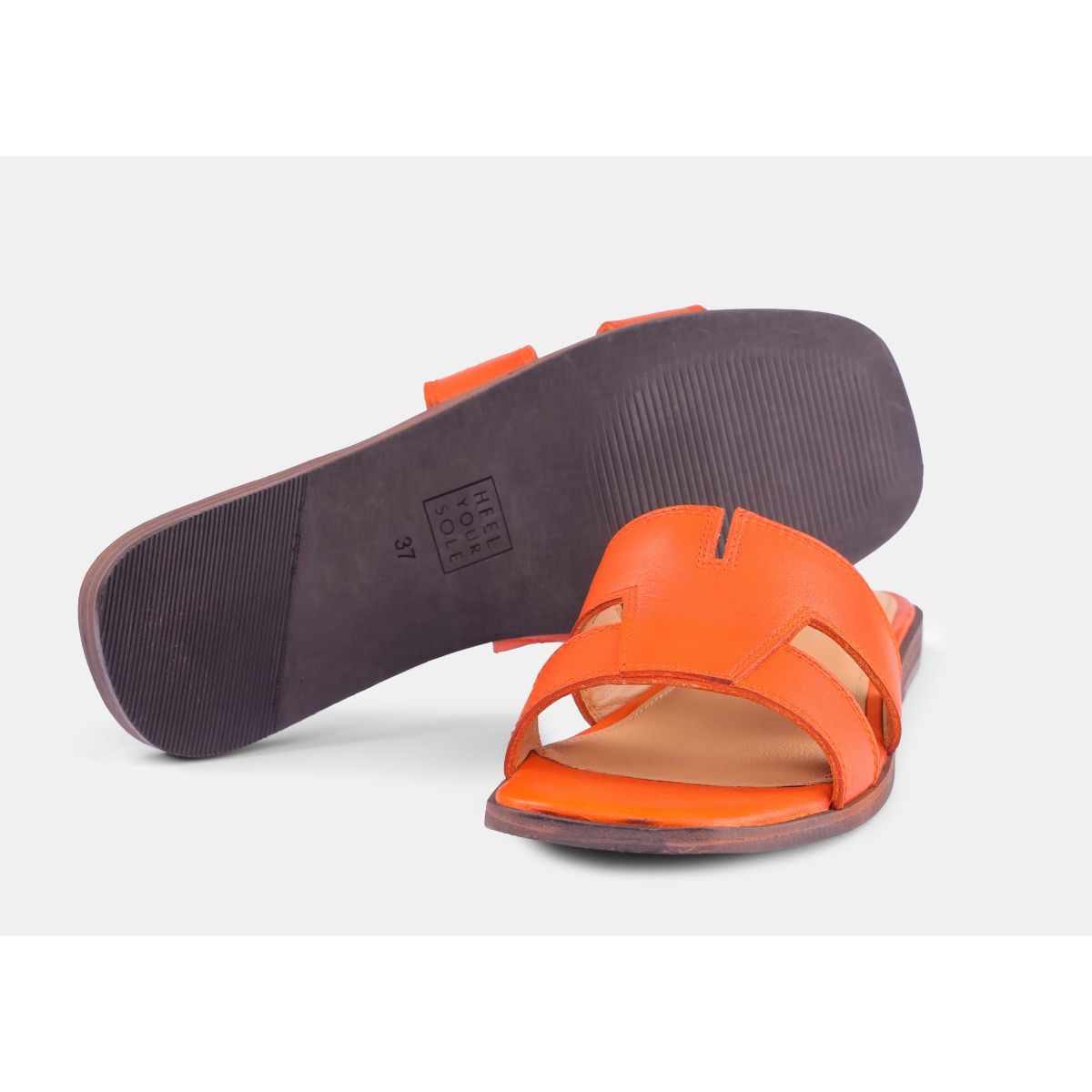 Buy Heel Your Sole Dory Orange Sandals Online