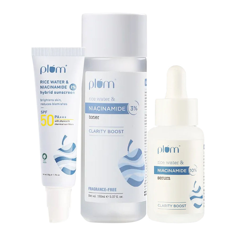 Buy Plum Skin Brightening Kit Brightens & Improves Skin Texture - Suits ...