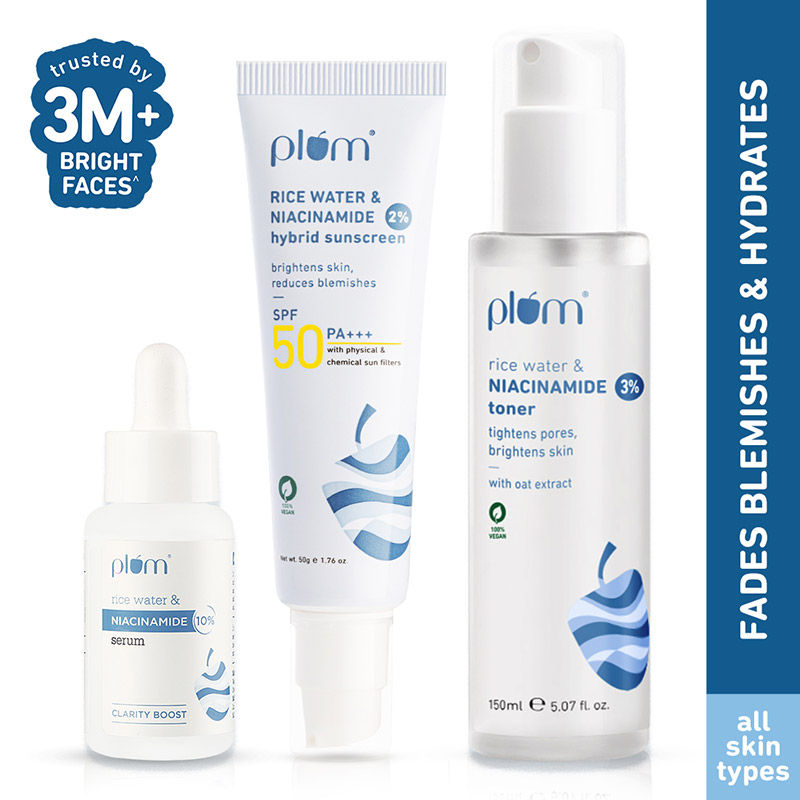 Buy Plum Skin Brightening Kit Brightens & Improves Skin Texture - Suits ...