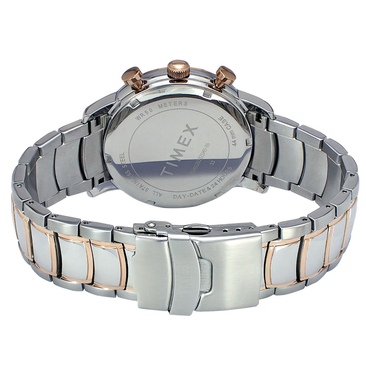 Buy Timex Round 44mm Silver Dial Analog Men Watch - TWEG20202 Online