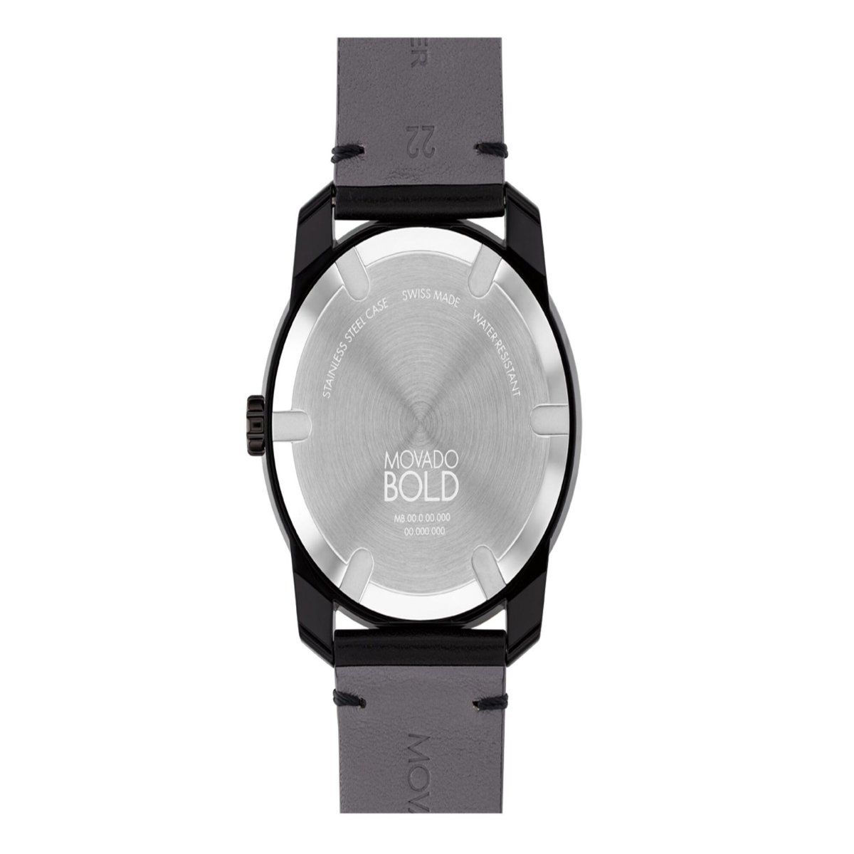 Buy Movado Men Bold Black Round Dial Watch - 3601130 (M) Online
