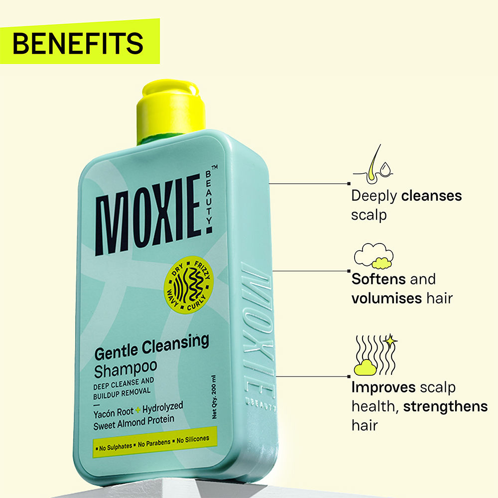 Buy Moxie Beauty Gentle Cleansing Sulphate Free Shampoo For Dry ...