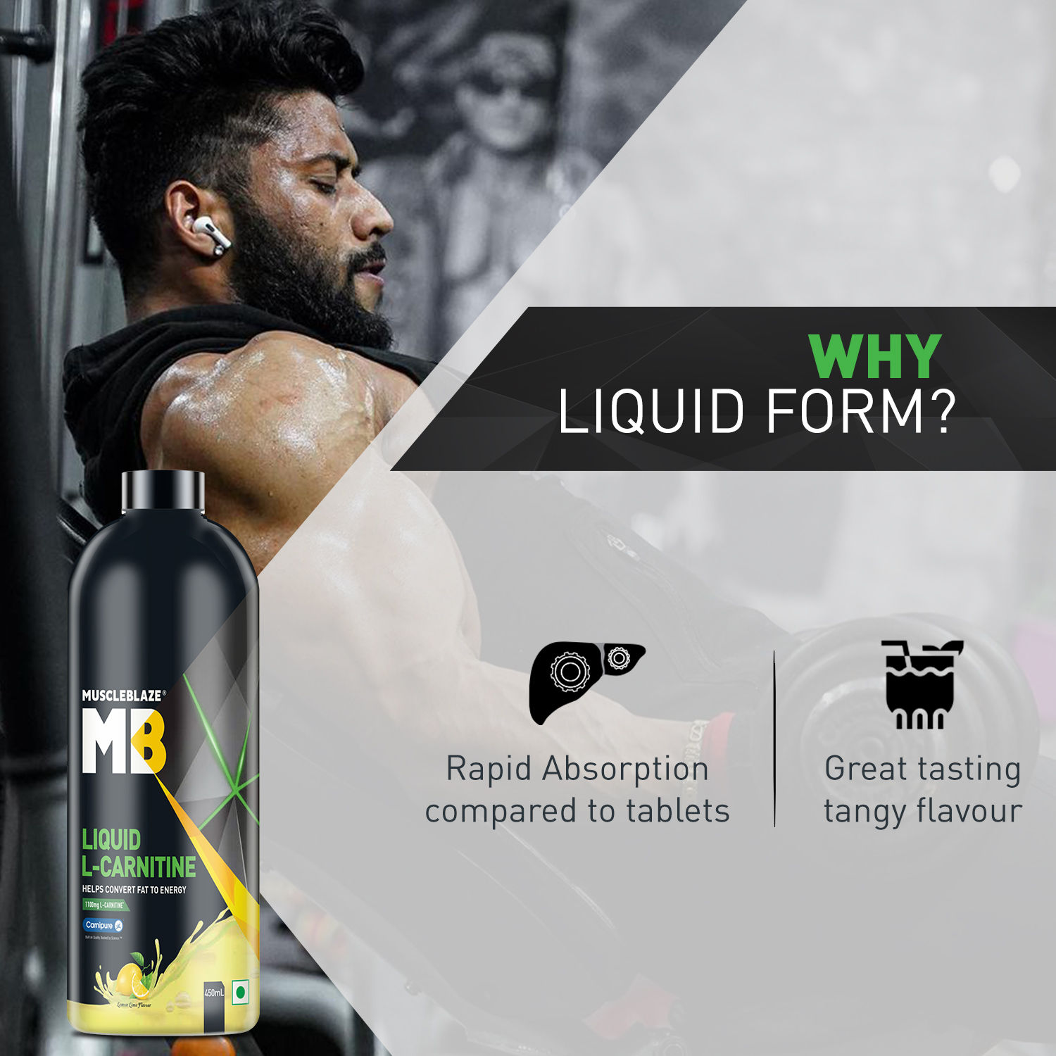 MuscleBlaze Liquid L-carnitine - Lemon Lime: Buy MuscleBlaze Liquid L ...