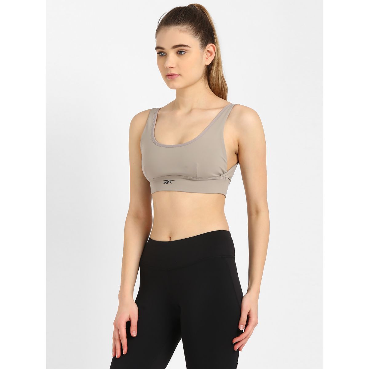 Buy Reebok Minimalist Bra Grey Studio Bra Online