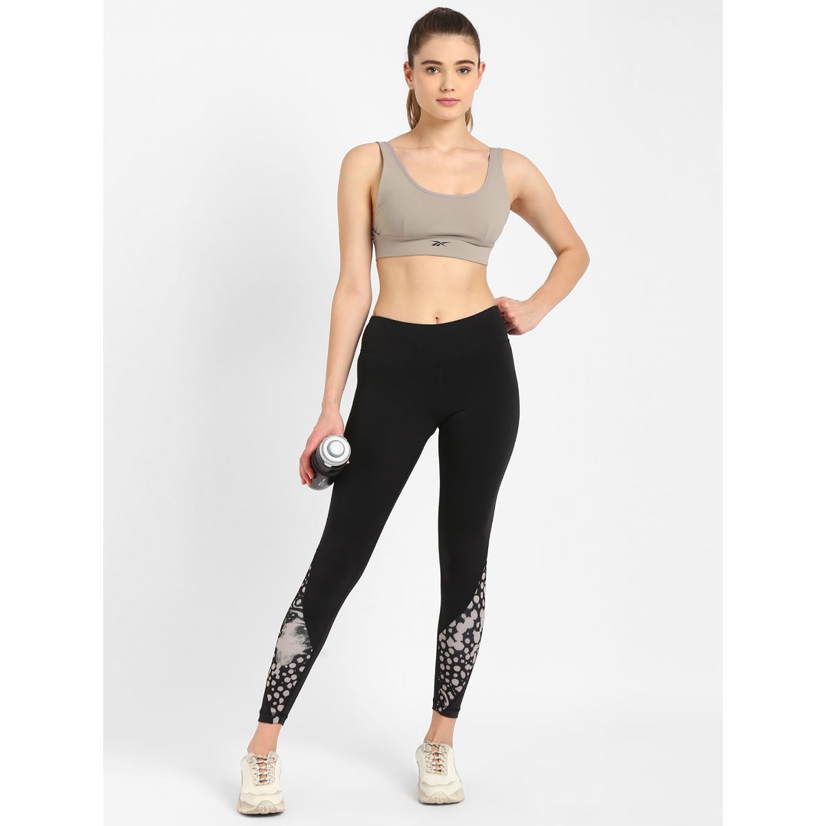 Buy Reebok Minimalist Bra Grey Studio Bra Online