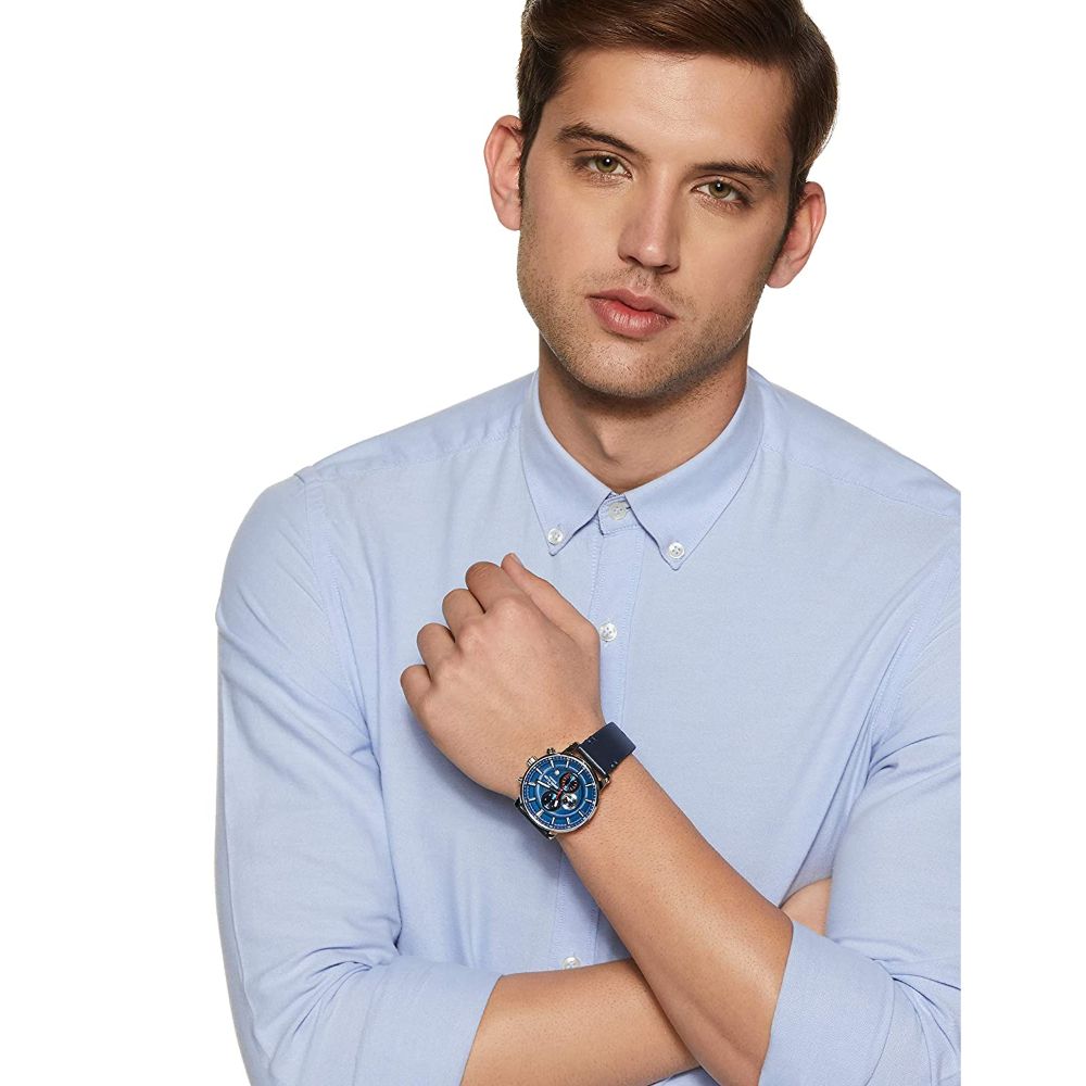 Buy Daniel Klein Exclusive Men Dark Blue Watch Online