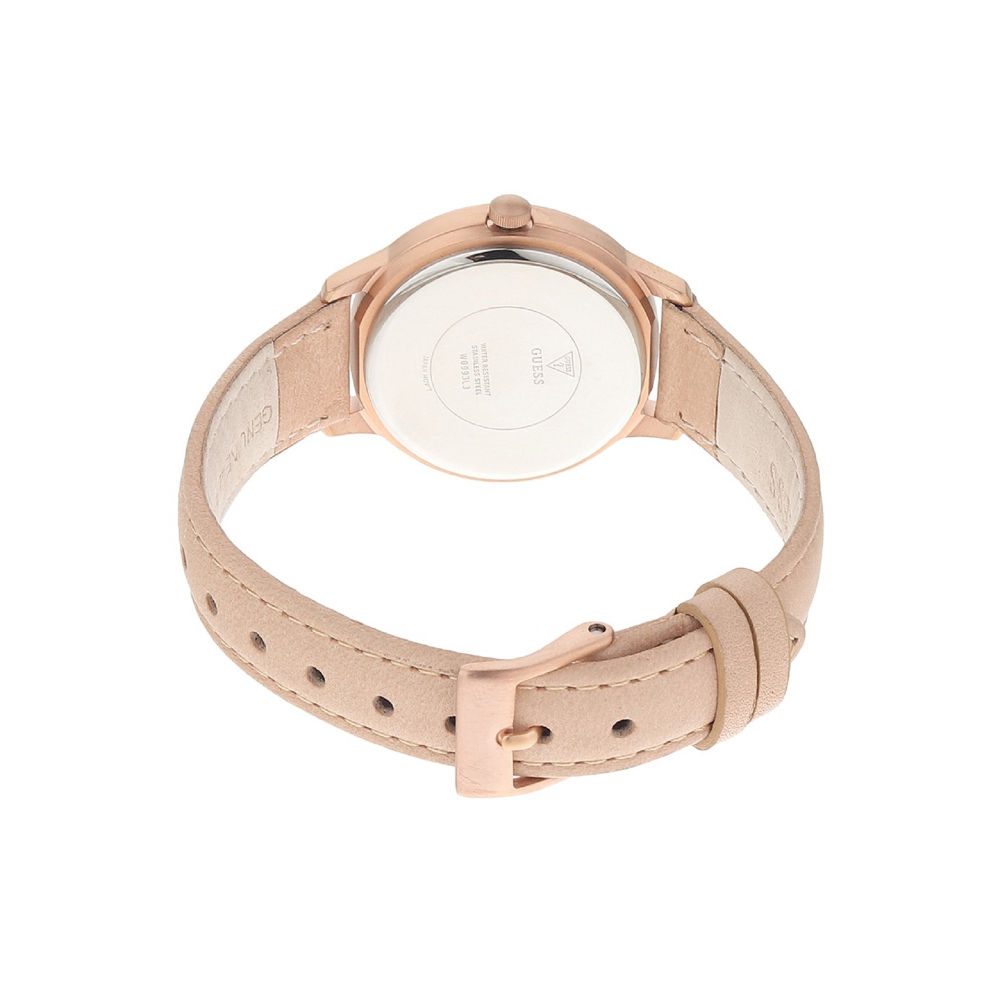 Buy Guess W0993L3 Round White Dial Analog Watch Online