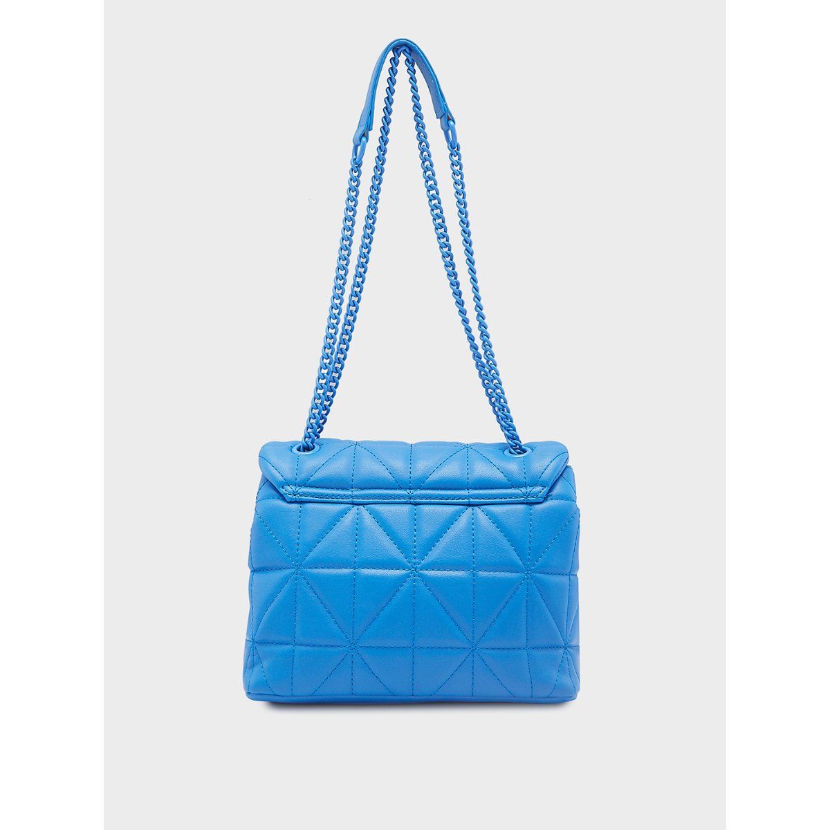 Buy Caprese Womens Rabi Blue Medium Black Solid Sling Bag Online