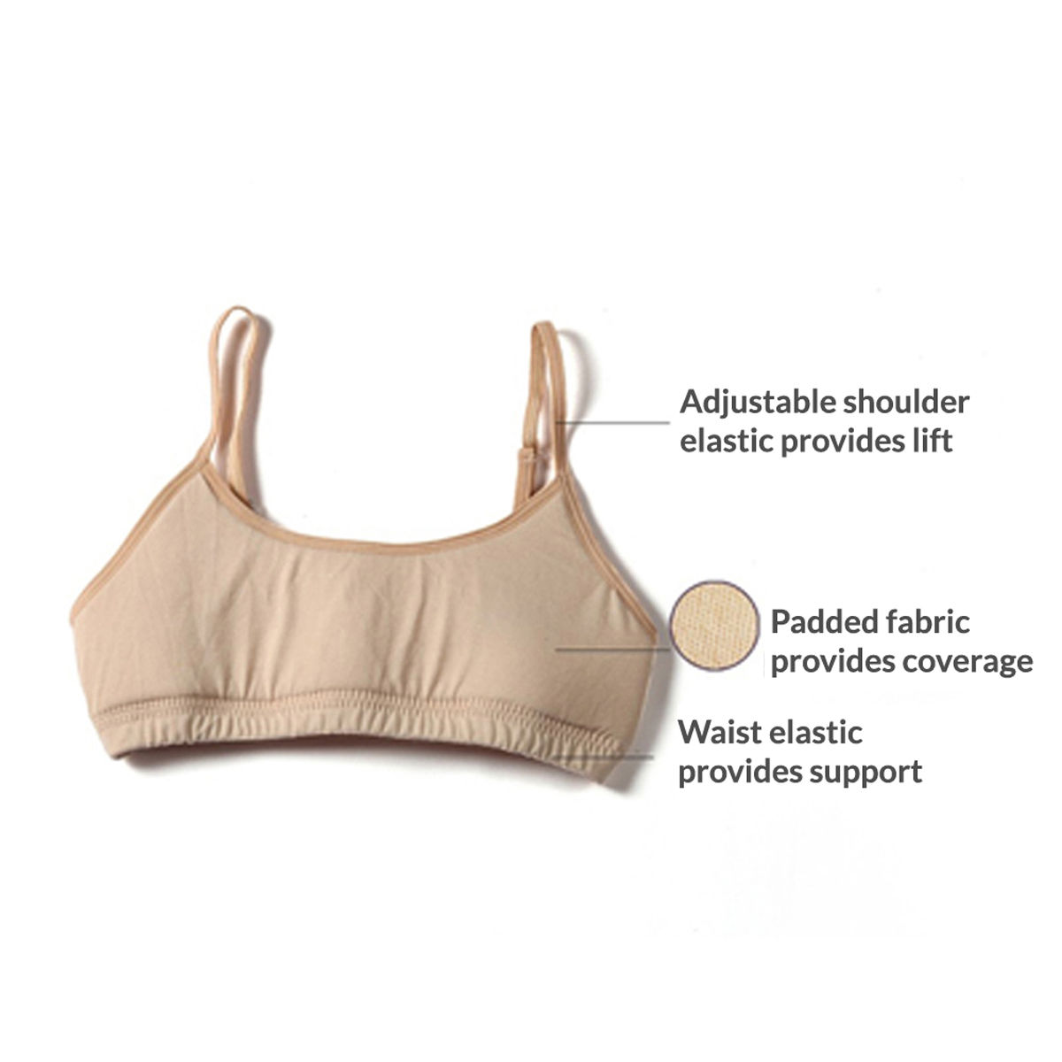 Adira Pack Of 2 Starter Bras - Padded - Multi-Color: Buy Adira Pack Of ...