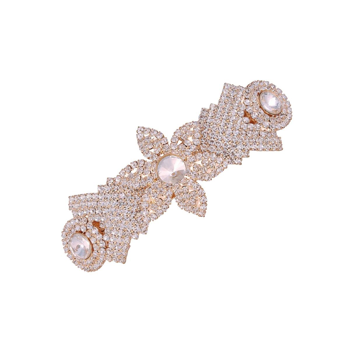 Buy Accessher Designer Studded Back Hair Clip Online