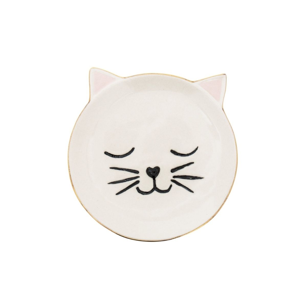 Buy Chumbak Cute Cat Trinket Tray Online