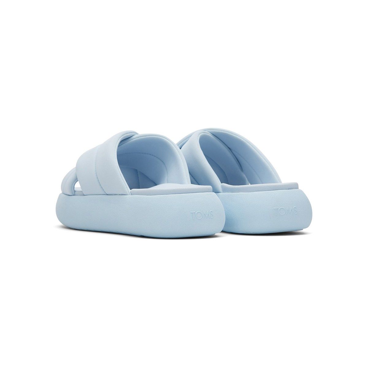 TOMS Mallow Crossover Blue Slides: Buy TOMS Mallow Crossover Blue ...