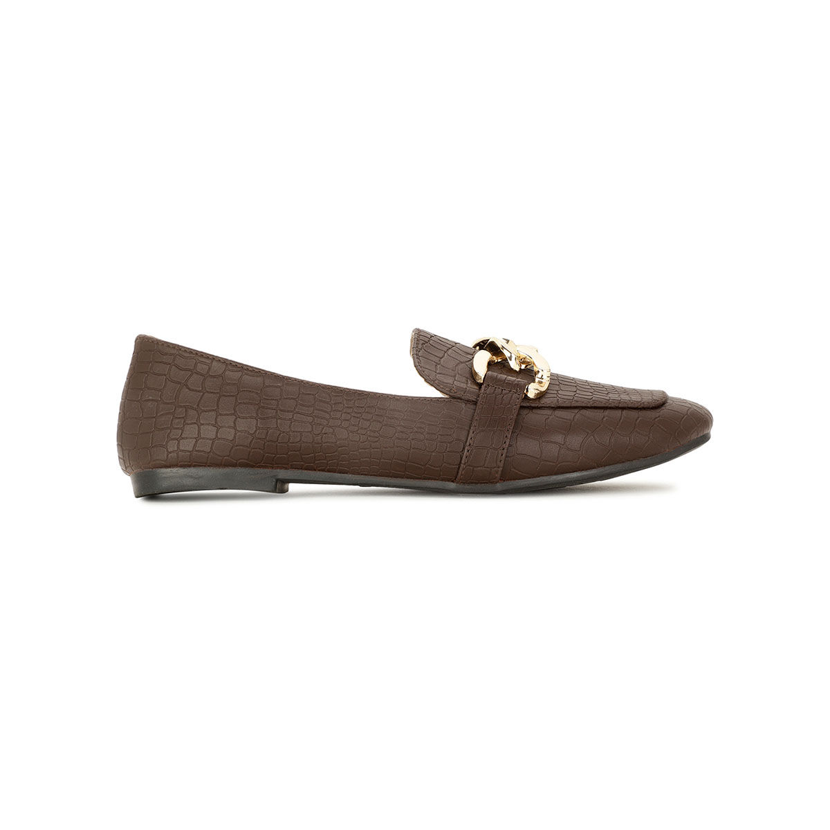 Buy Bata Women Brown Slip-On Loafers Online