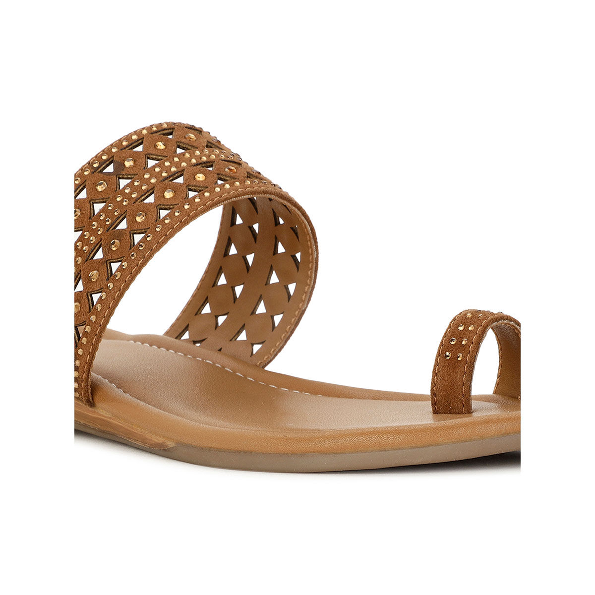 Buy Bata Women Brown Open Back Sandals Online