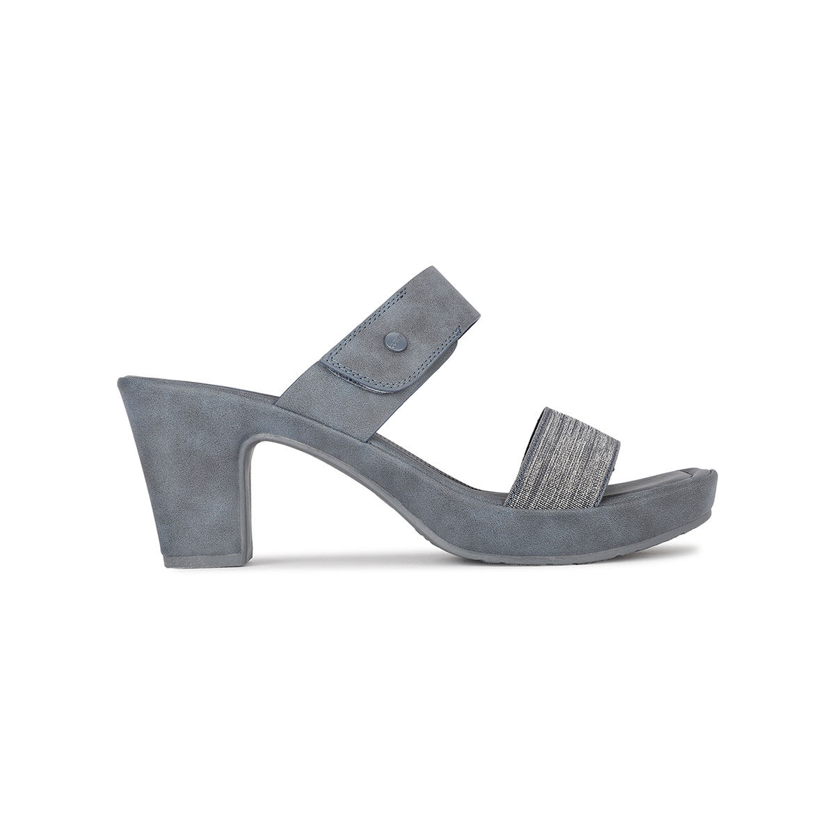 Buy Bata Comfit Women Navy Blue Open Back Heel Sandals Online