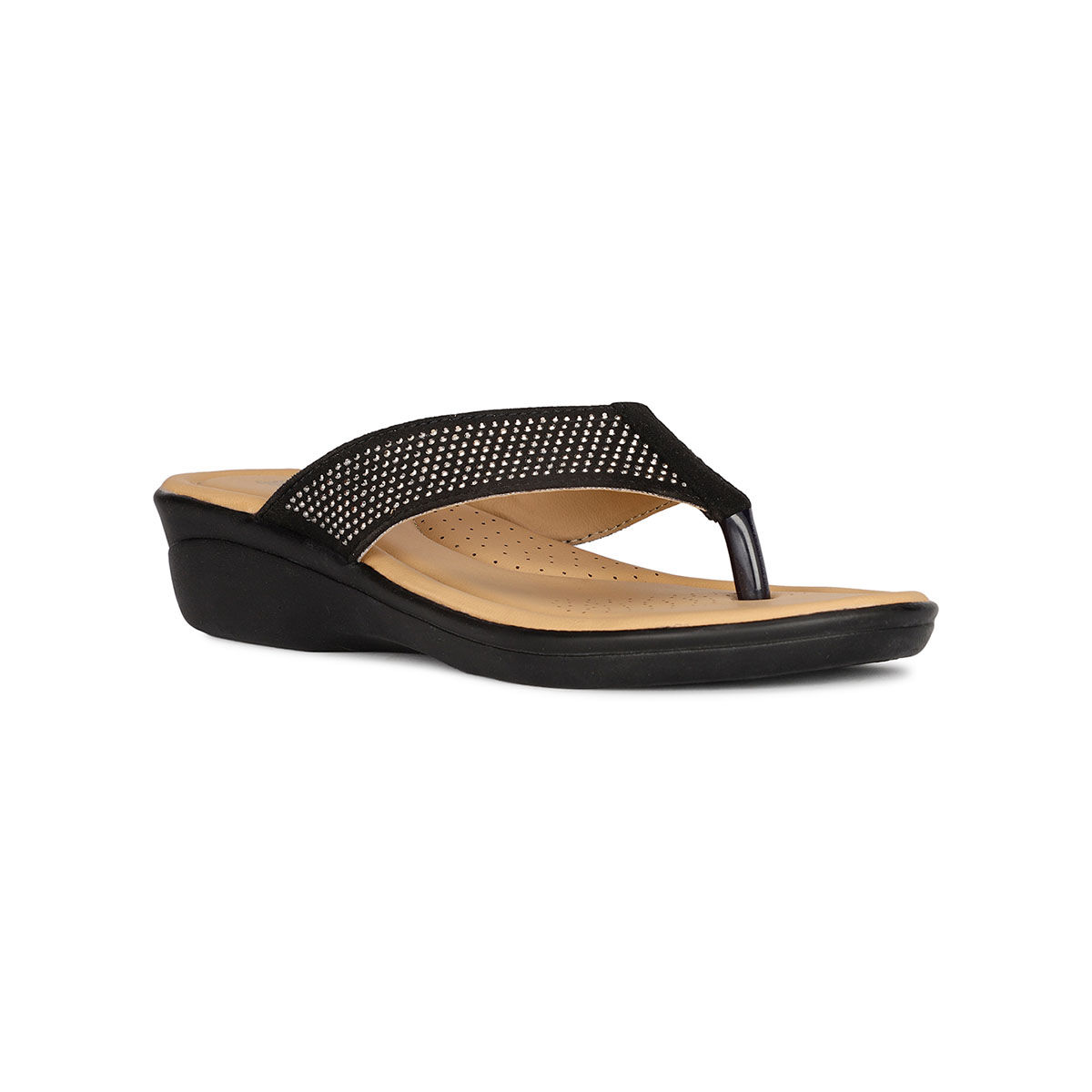 Buy Bata Women Black Open Back Sandals Online