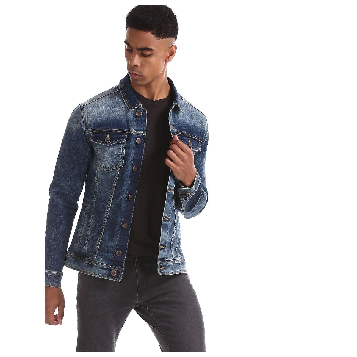 Aeropostale Blue Washed Denim Jacket Buy Aeropostale Blue Washed Denim
