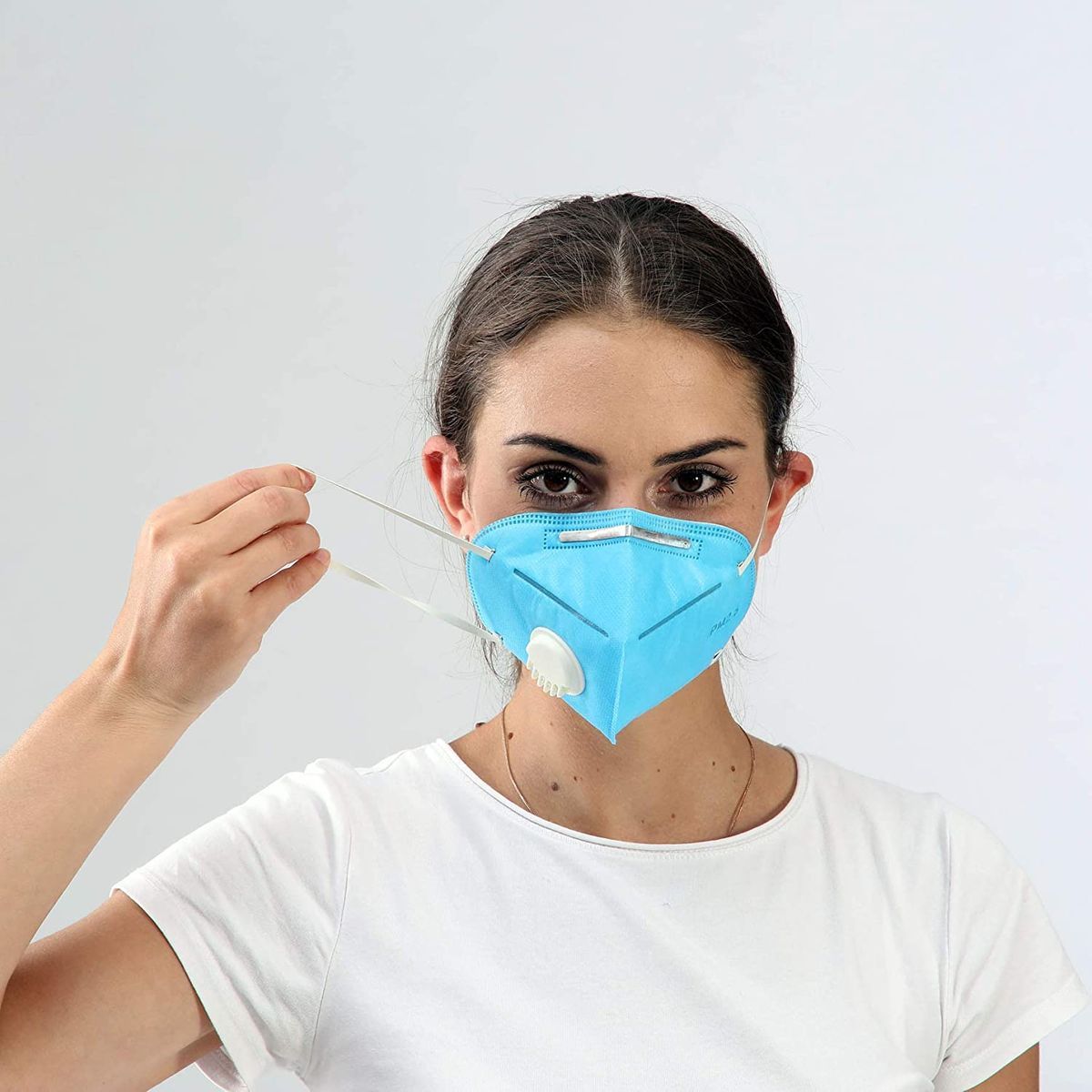 Buy Fabula Pack of 5 Anti-Pollution Reusable 5 Layer Mask - Blue Online