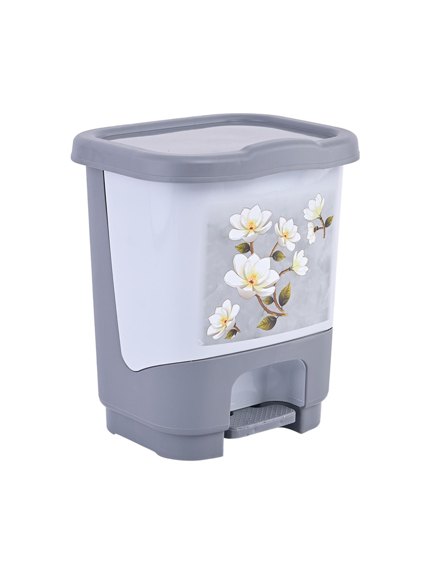 Buy Kuber Industries 11 Liter Plastic Dustbin With Lid & Removable ...