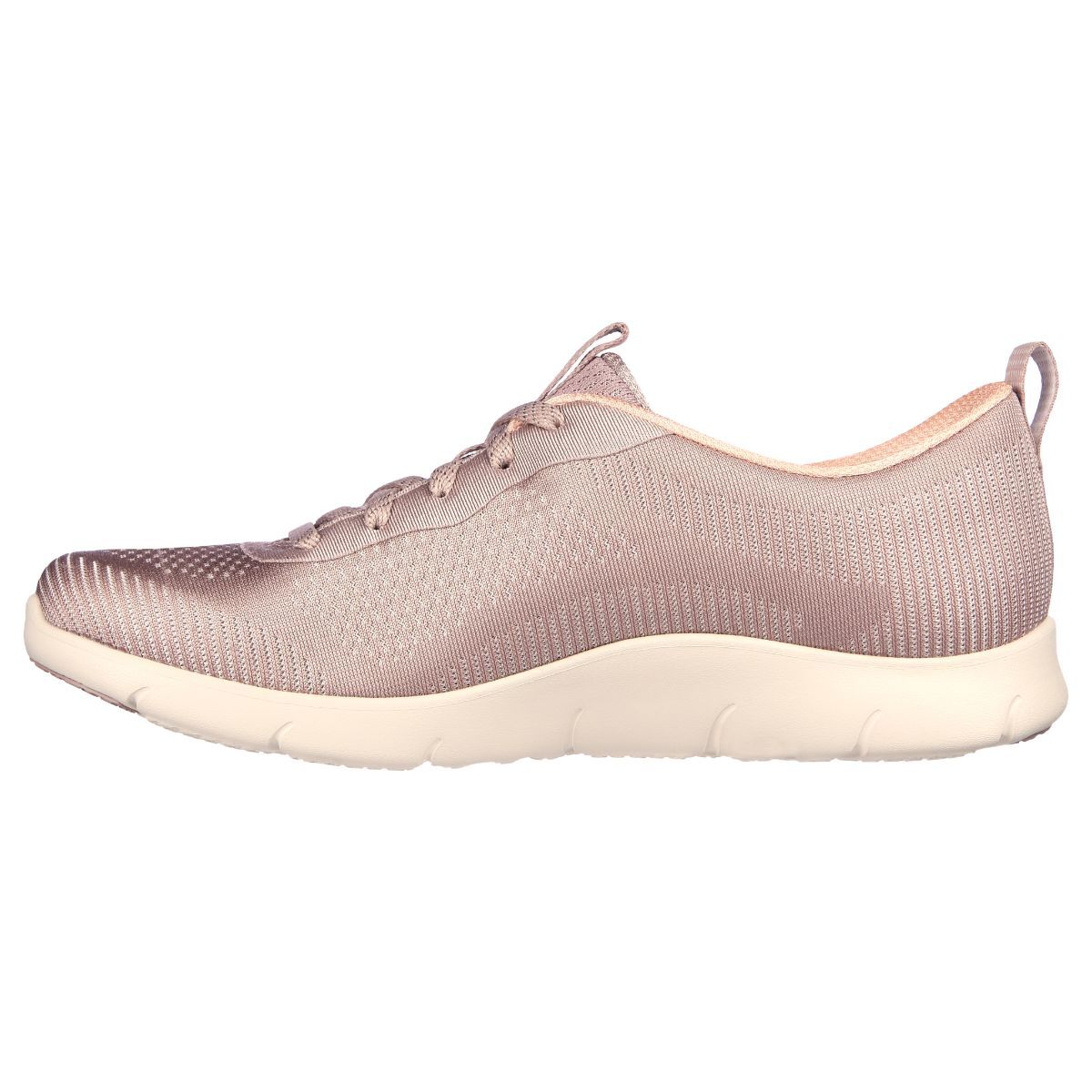 Buy SKECHERS Arch Fit Refine Classy Doll Beige Sneakers Online