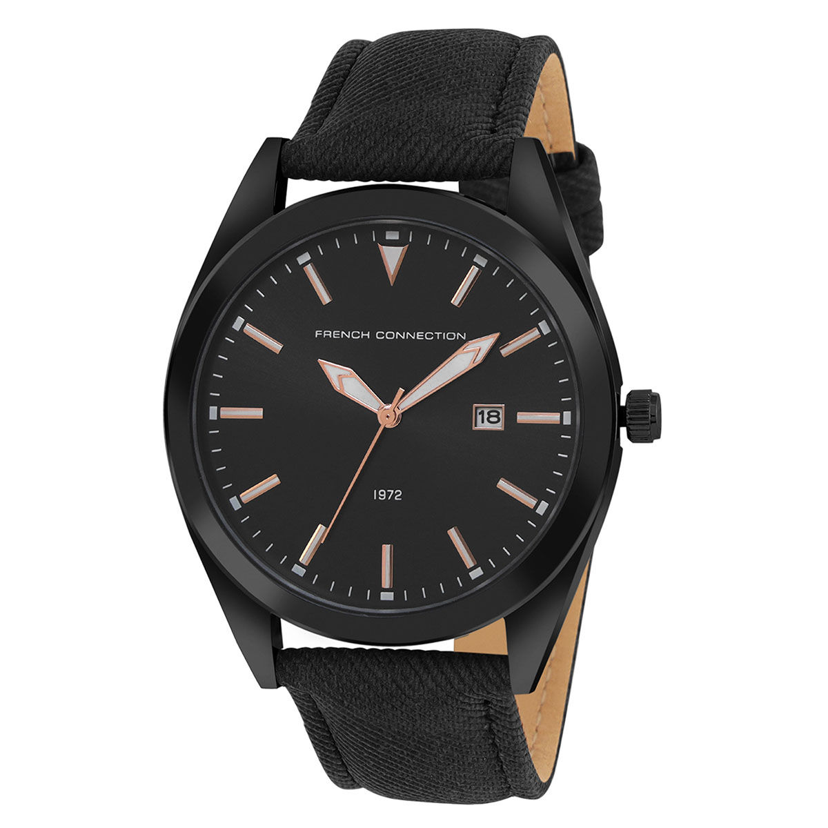 Buy French Connection Marshal Black Dial Analog Watch for Men ...