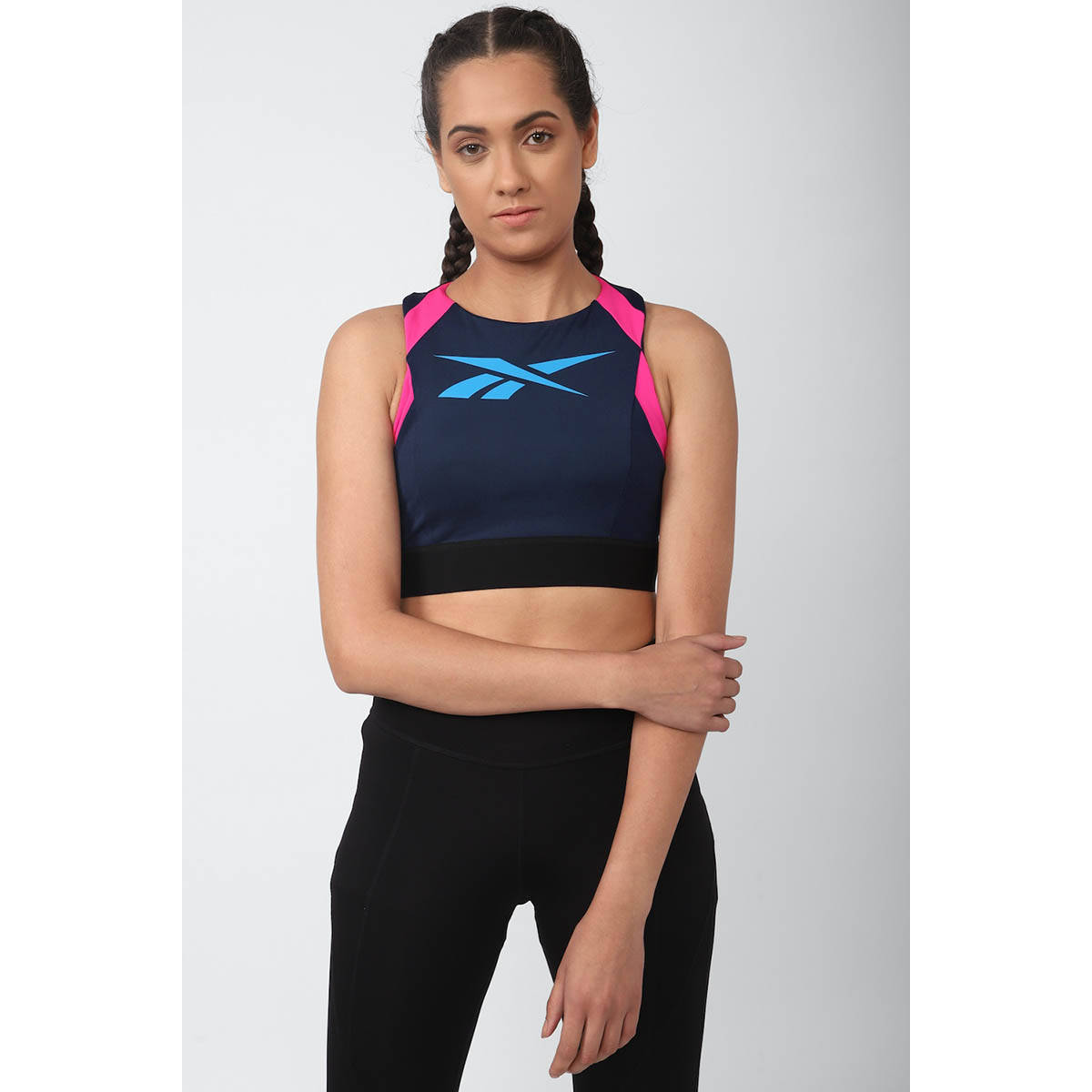 Buy Reebok Womens Training Workout Ready Mesh Bralette Bra Online