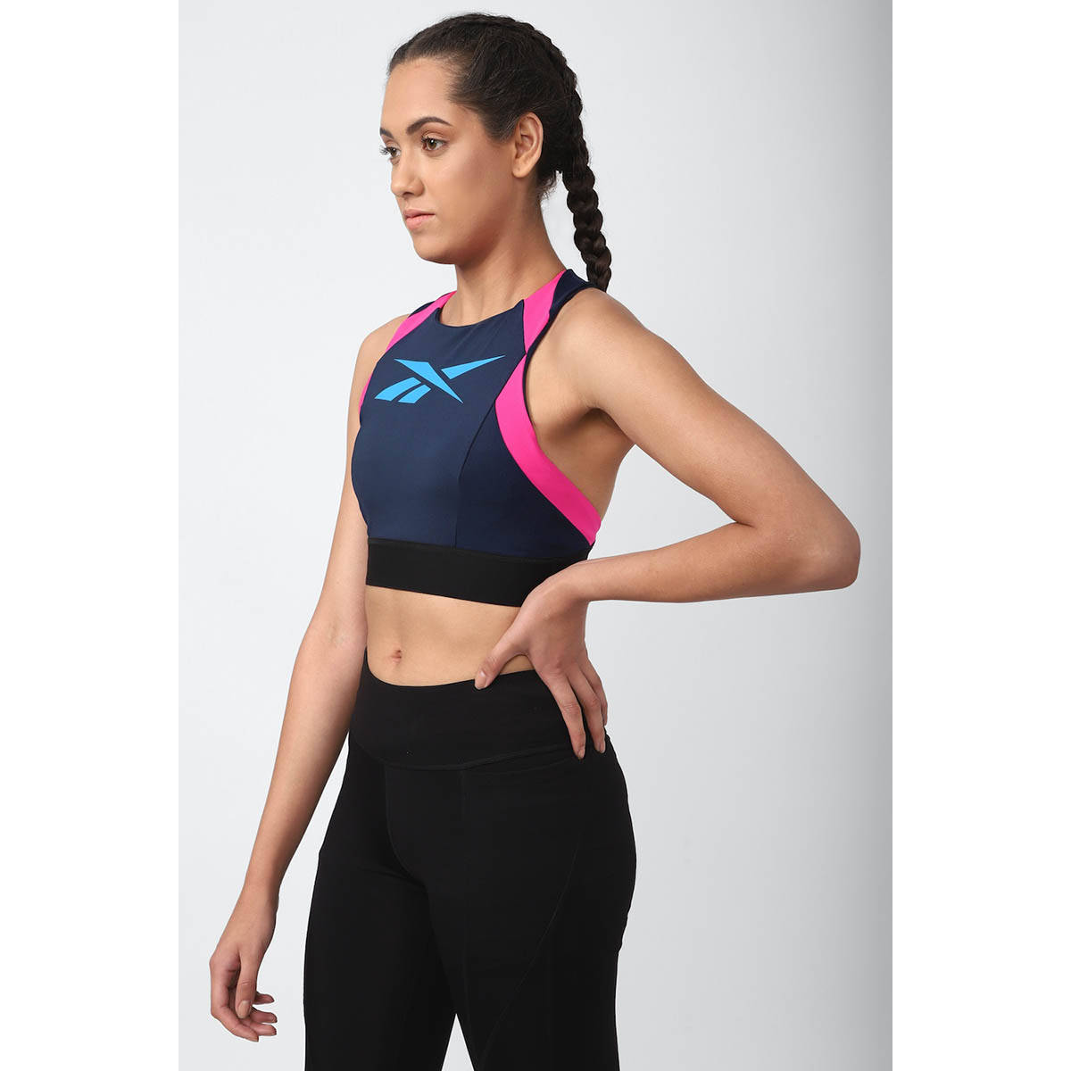 Buy Reebok Womens Training Workout Ready Mesh Bralette Bra Online