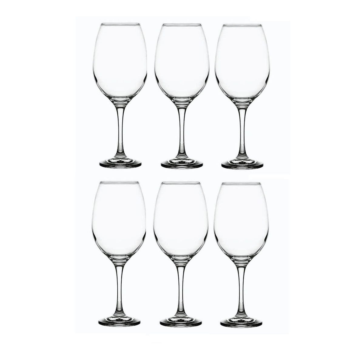 Buy Smartserve Queen Red Wine Glass Set of 6, 360ml Online