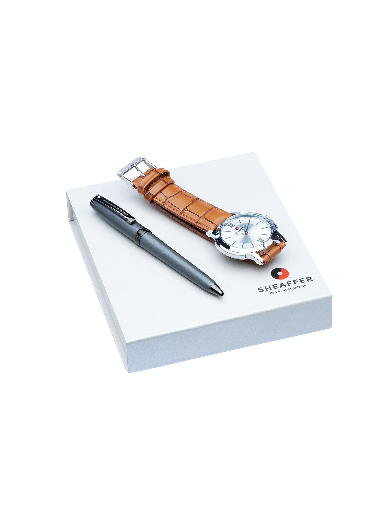 Buy Sheaffer 9146 Prelude Ballpoint Pen - Gunmetal And Tan Wrist Watch ...