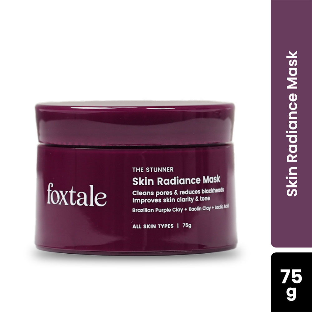 Buy Foxtale De-Tan Skin Radiance Mask, With Lactic Acid, Brazilian ...