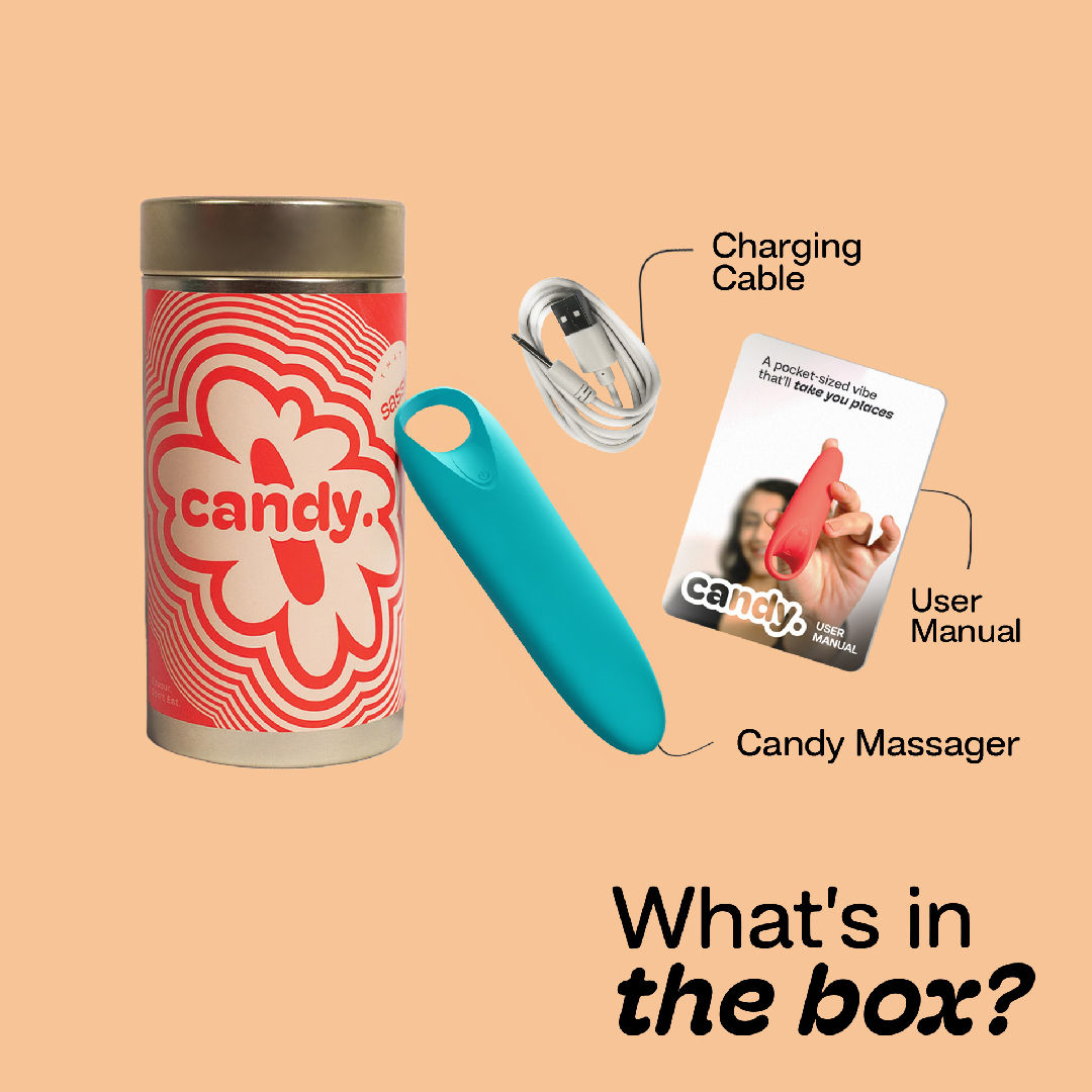 Buy That Sassy Thing Candy Personal Massager - Bubbly Blue - Sexual ...