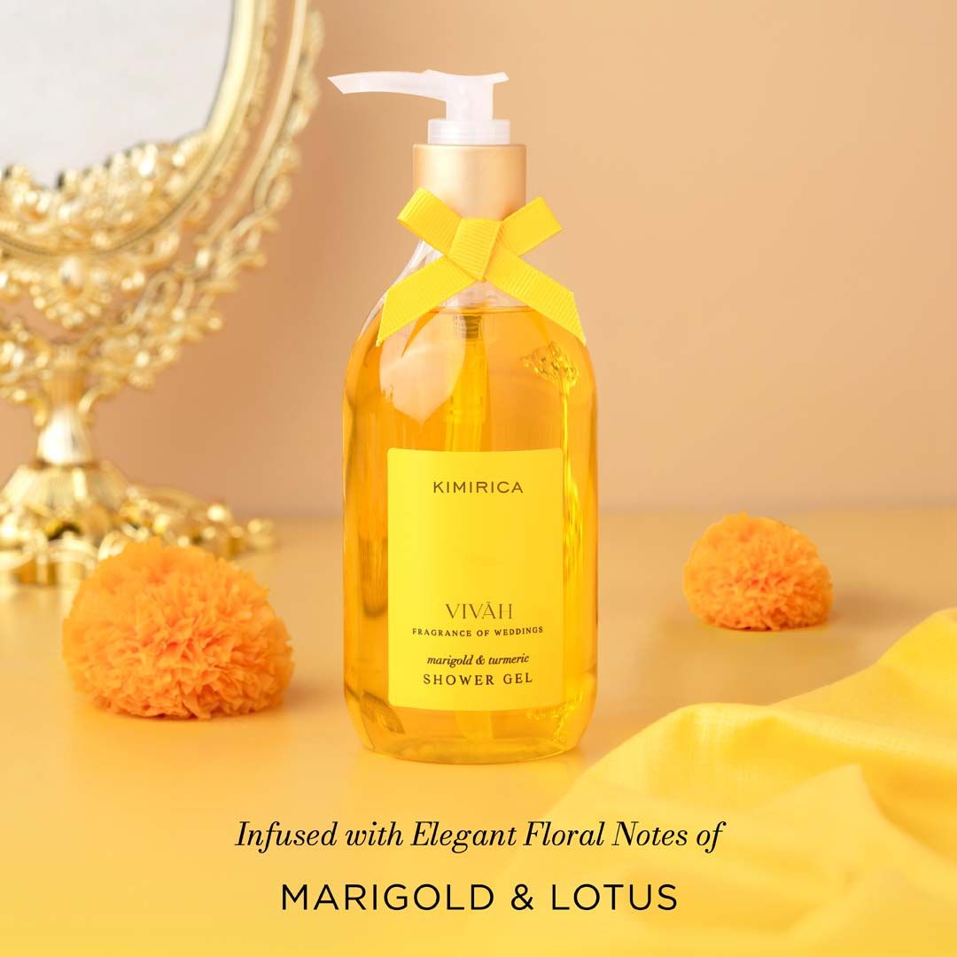 Buy Kimirica Vivah Marigold and Turmeric Shower Gel Online