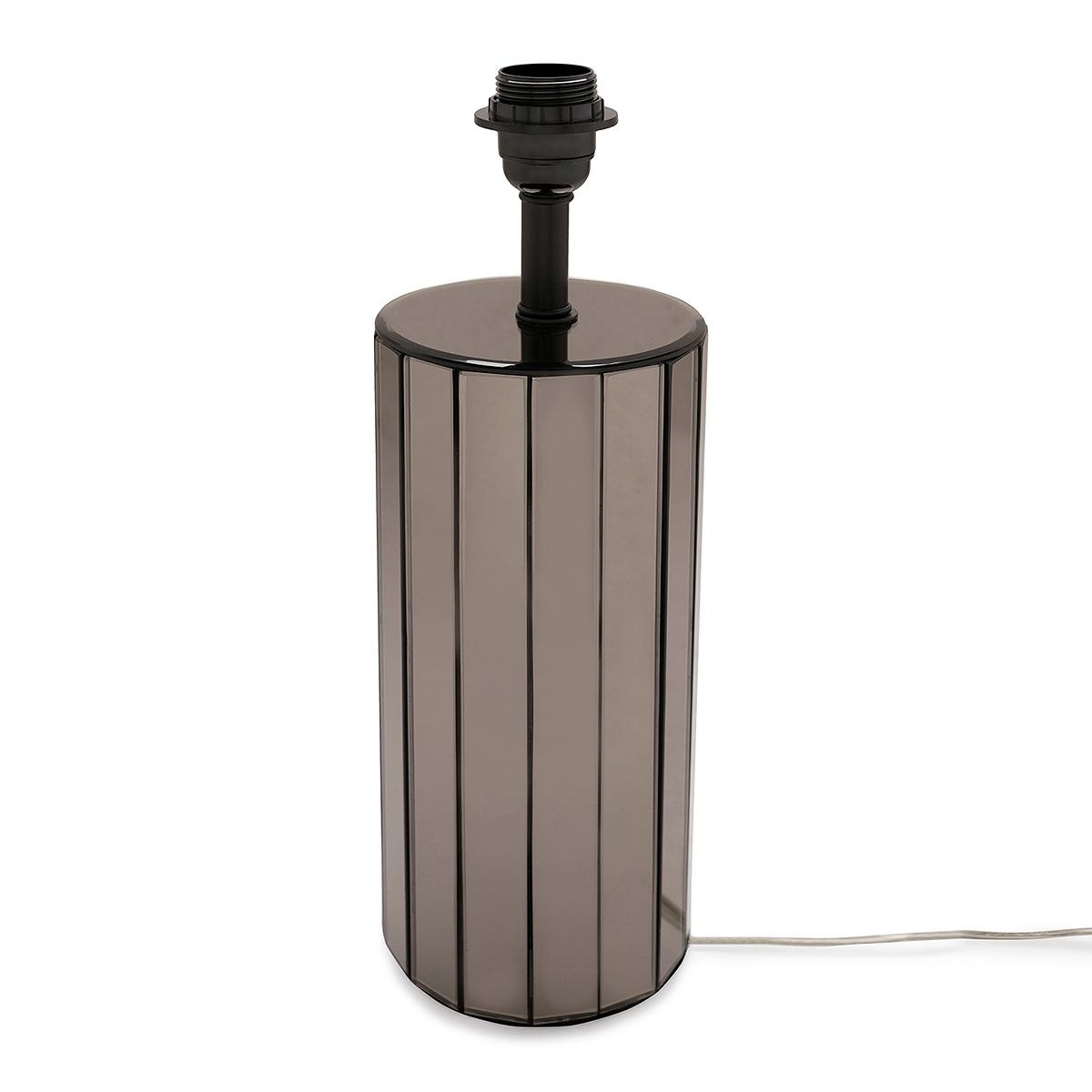 Buy Pure Home + Living Beige Glass Lamp Stand Online