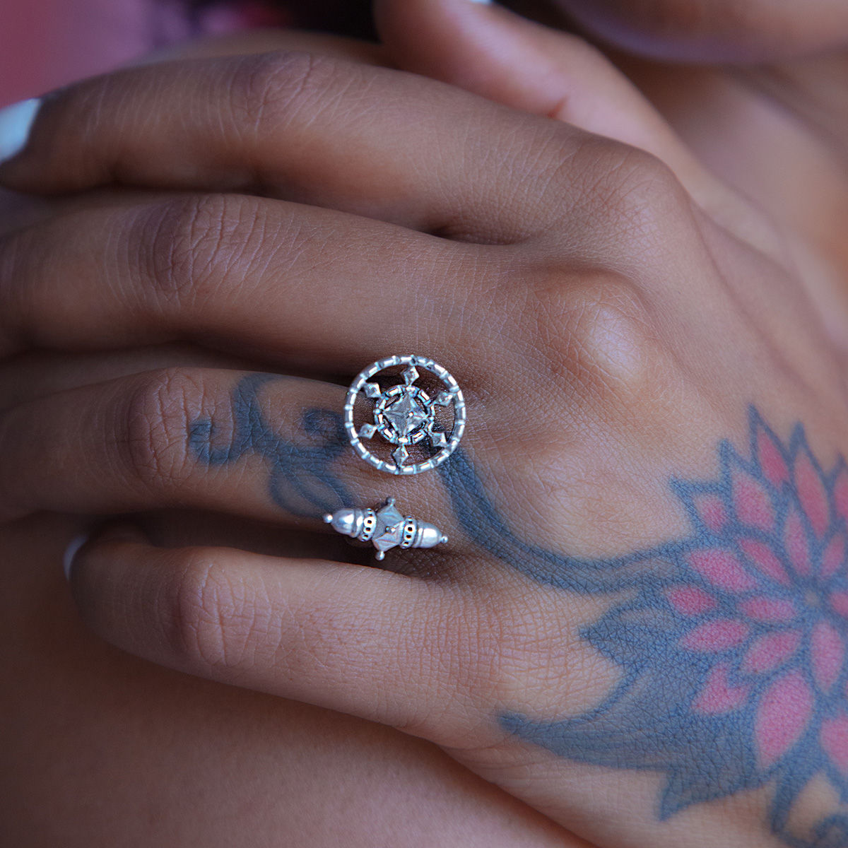 Buy Shaya by CaratLane Akota Inspired Front Open Ring Online