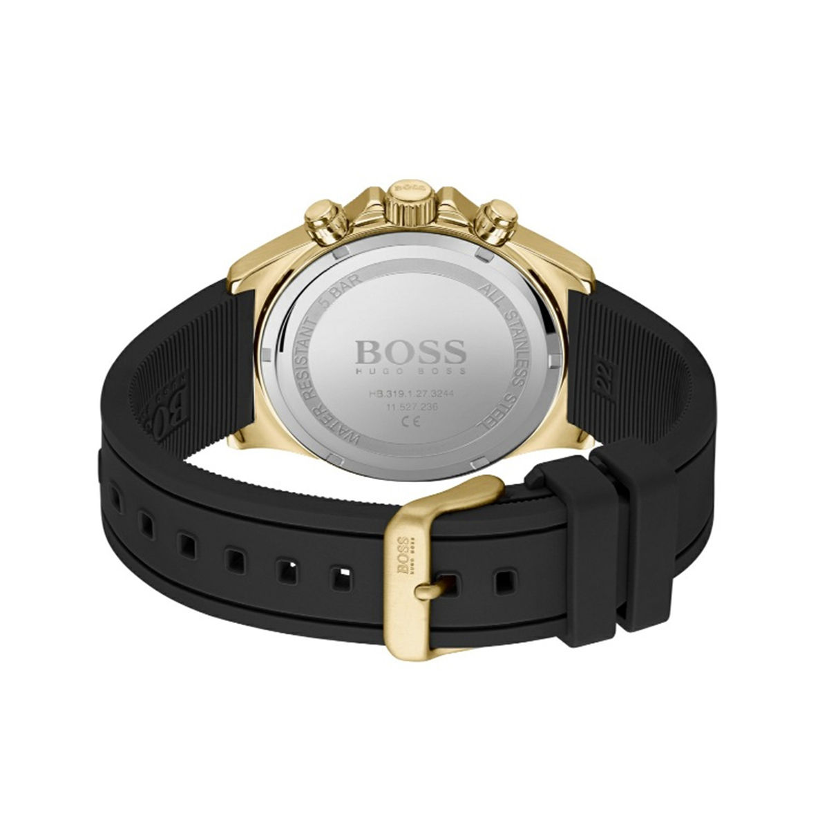 Buy Boss Hero Chronograph Gold Round Dial Mens Watch - 1513874 Online