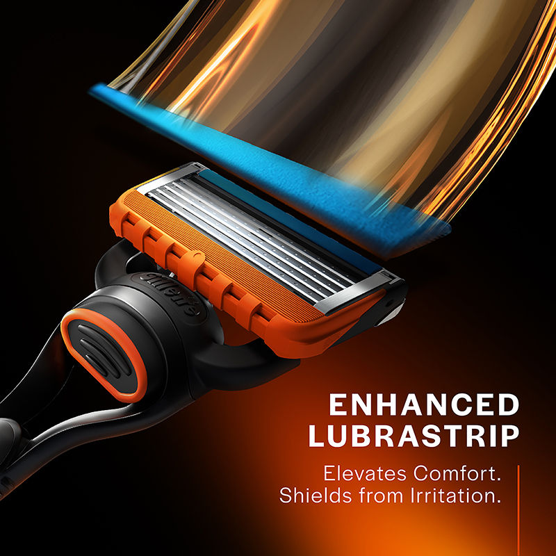 Buy Gillette Fusion 5 Manual Shaving Razor Blades for men(pack of 8) Online