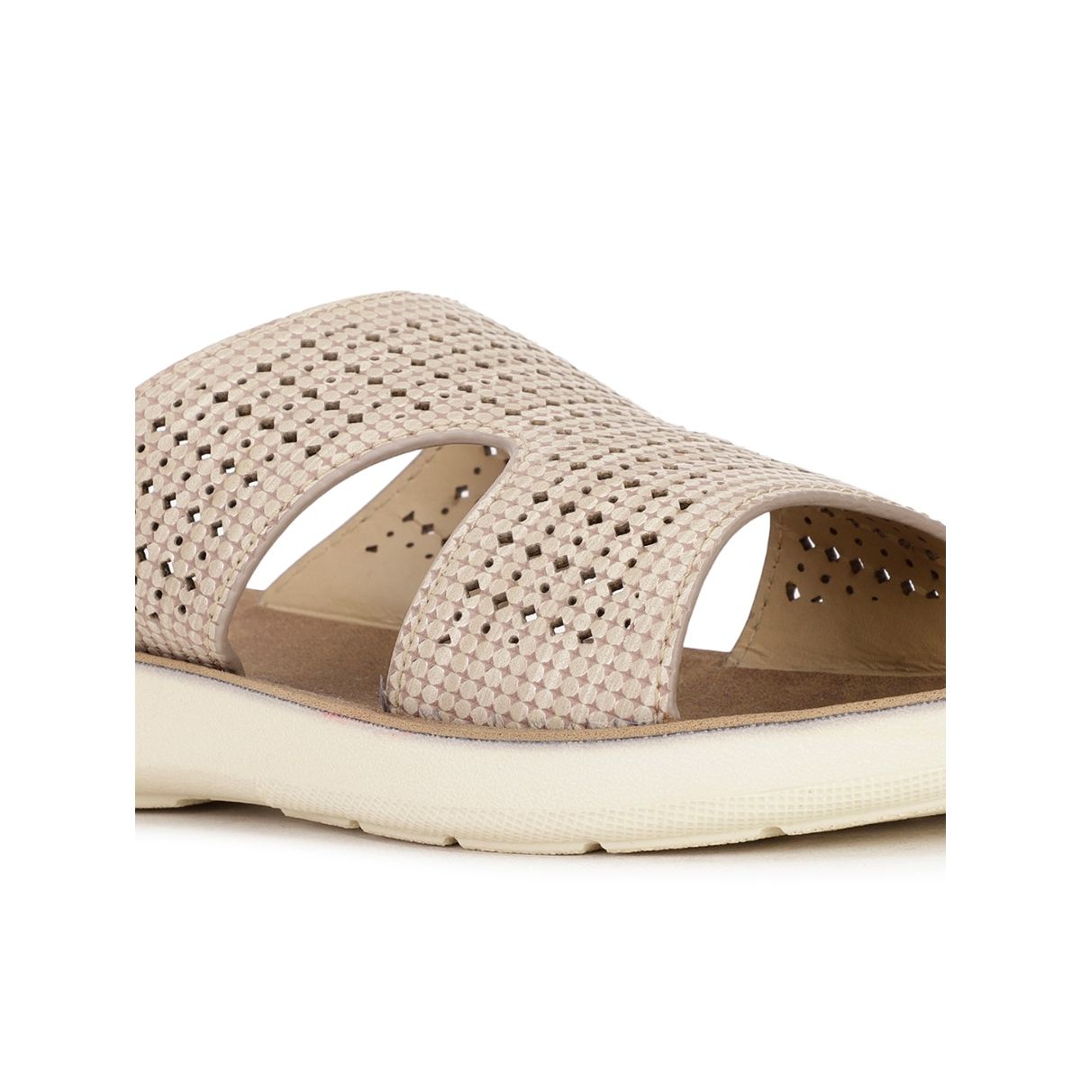 Buy Bata Agnes Women Beige Sliders Online